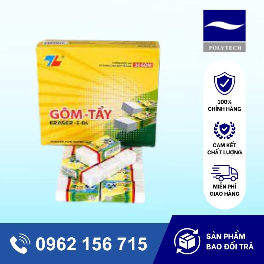 Gôm Thiên Long E06 - Văn Phòng Phẩm Vũng Tàu PT